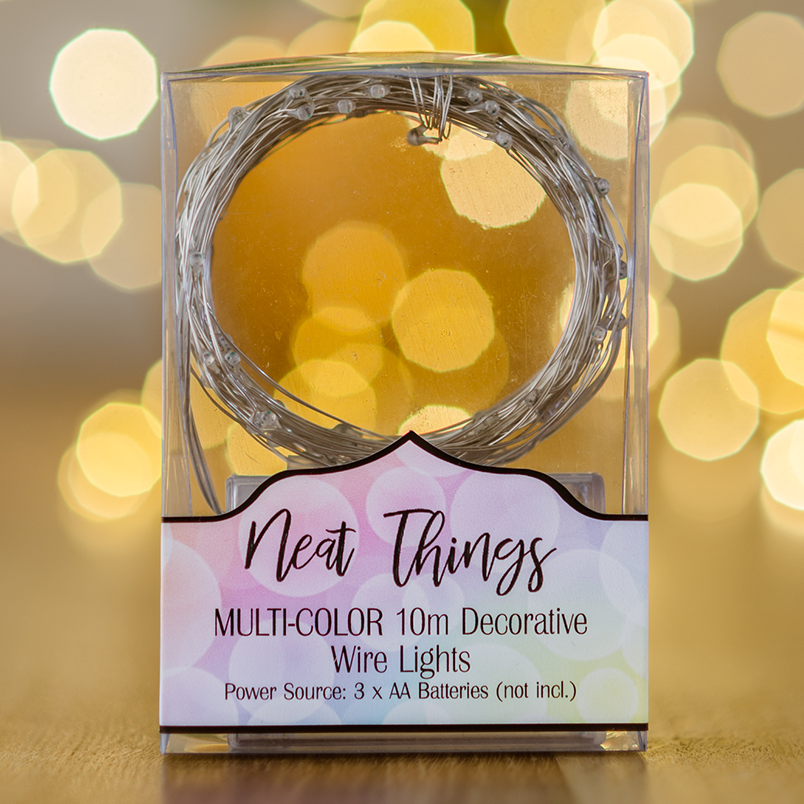 5m Multi Colour wire light - Neat Things